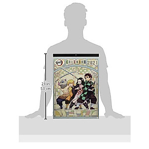 Ensky Demon Slayer 2021 Wall Calendar, Size B3