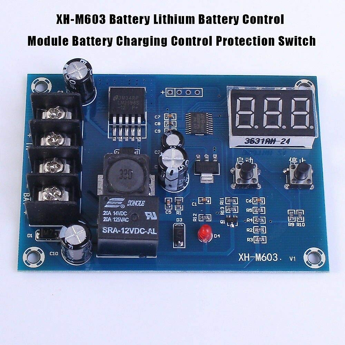 Comimark 1Pcs XH-M603 12-24V Charge Control Module Battery Protection Board