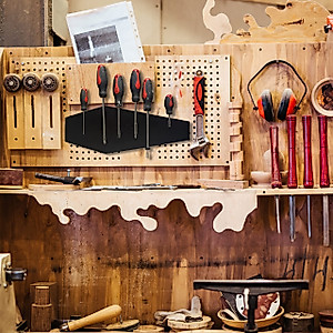 Magnetic Knife Holder - Kitchen Knife Stand for Wall & Spooky Kitchen Decor - Coffin Shaped Knife Dock - Underground Whispers Gothic Decor & Home Accessories