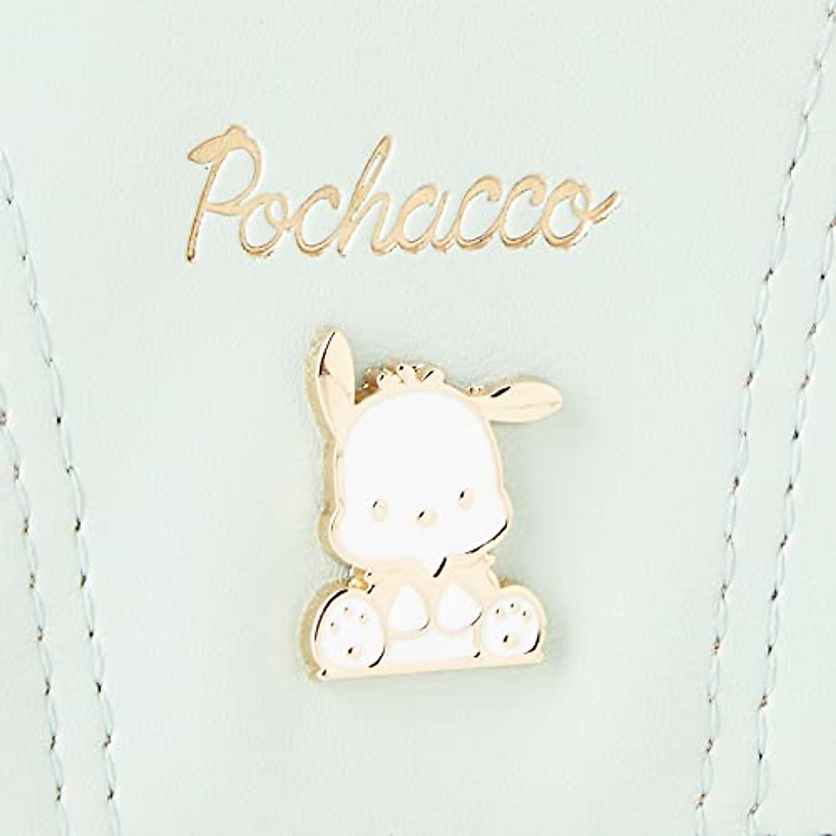 アルディ Aldi POC2-2GRN Women's Tri-Fold Wallet, Gamaguchi, Sanrio