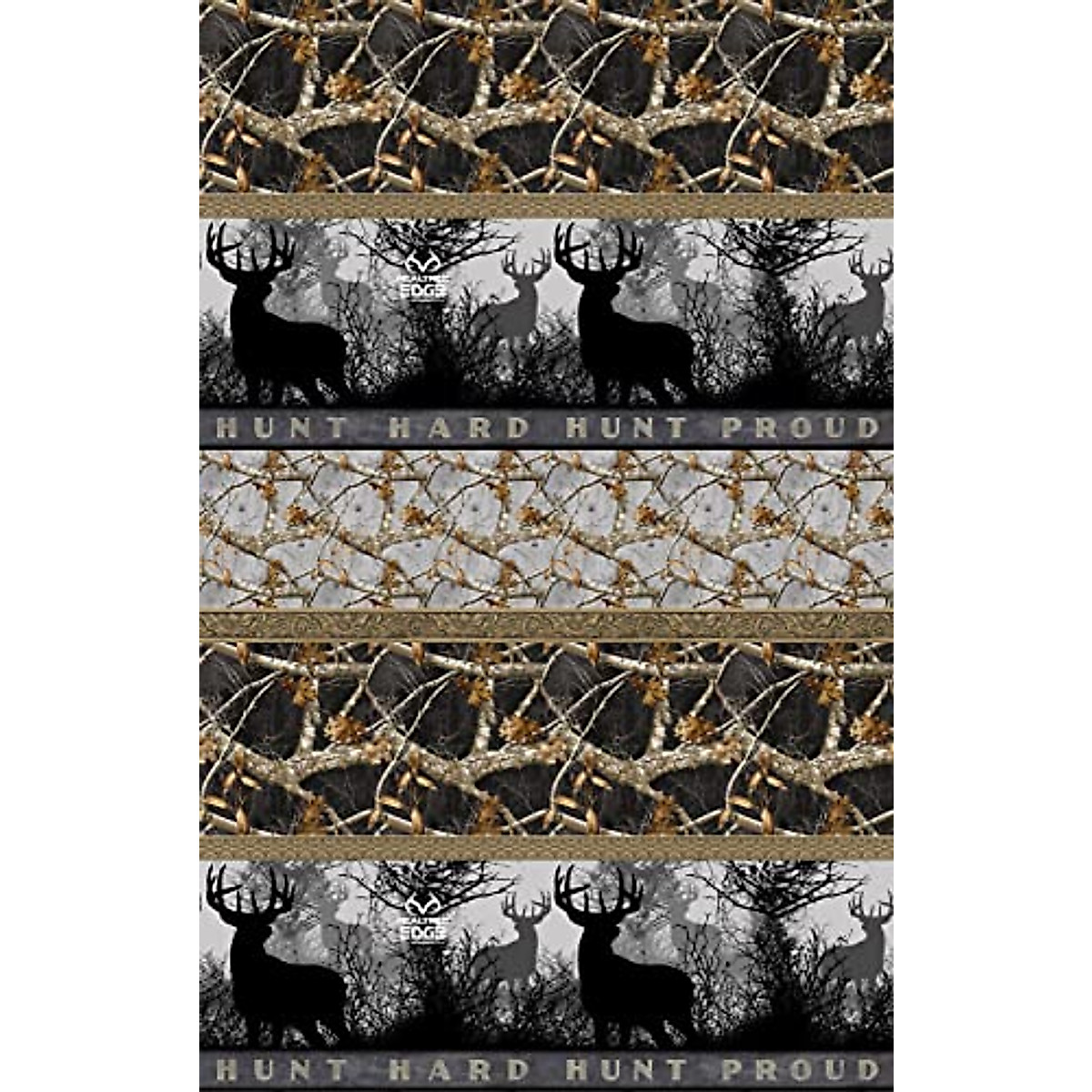 Realtree Cotton Fabric by Sykel-Licensed Realtree Edge Patriotic Shelf Stripe Cotton Fabric