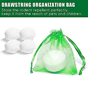 SEEKBIT 5 Pack Rodent Repellent Peppermint Oil to Repels Mice and Rats Squirrel and Other Rodents for Home Garages RV Closets Trucks Car Engines, Mouse Deterrent for Keep Mice Out