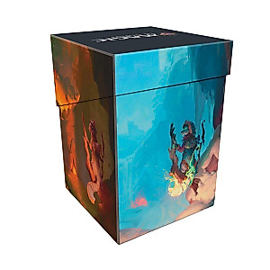 Ultra Pro - Bloomburrow 100+ Deck Box® Season Lands: Mountain for Magic: The Gathering, Exclusive Artwork, Archival Safe, Rigid Polypropylene, Deck Divider Included