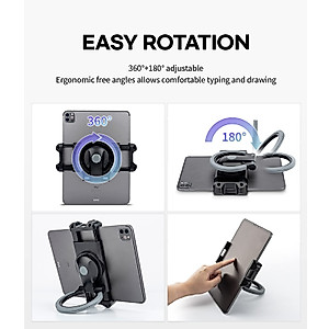 GOOSPERY Compatible with iPad ChromeBook Kindle Tablet Hand Grip Holder Accessory for e-Reading, Drawing, Video Viewing Compatible with iPad Pro 12.9 11 10.5 Air 2 2022