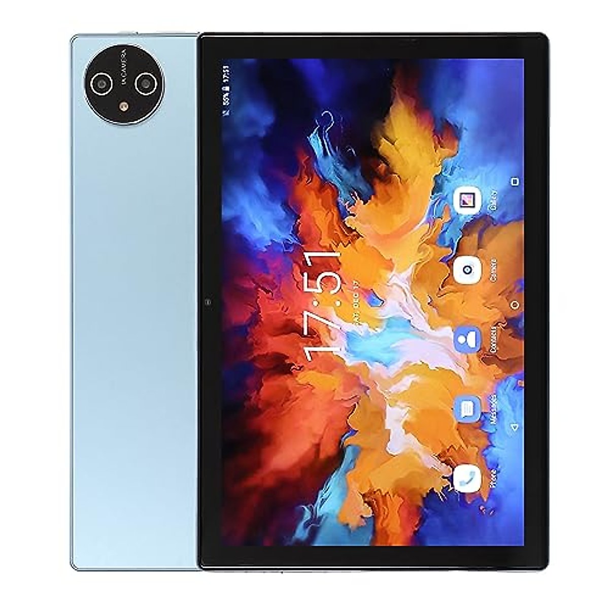 Haofy 2 in 1 Tablet, GPS Navigation 24MP Rear Camera 10.1 Inch Tablet PC Smart 12GB RAM 256GB ROM 5GWiFi for Learning for Android 11.0 for Entertainment (US Plug)