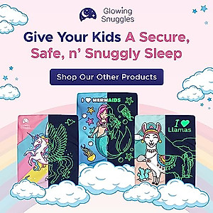 GLOWING SNUGGLES Princess Unicorn Glow in The Dark Blanket for Girls - Unicorn Princess Birthday Halloween Thanksgiving for Girls; Unicorn Princess Toys; Cute Soft Room Decor