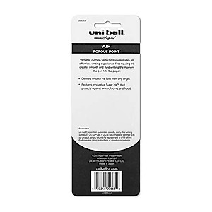 uni-ball AIR Rollerball Pens, Fine Point (0.7mm), Black, 3 Count