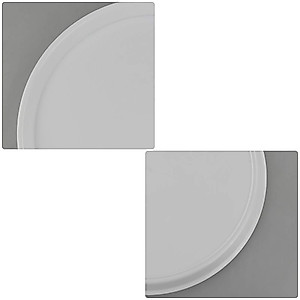 Jekiyo Plastic Round Trays for Serving, 13.5 Inches, 6 Packs