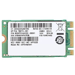 Dpofirs 16GB M.2 SSD, M.2 Hard Drive Extension Cards Compatible with Desktop PC/Laptop, High Capacity Hard Disk, 2242mm