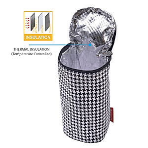 Bellotte Insulated Baby Bottle Bags (2 Pack) - Travel Carrier, Holder, Tote, Portable Breastmilk Storage