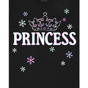 The Children's Place girls The Children's Place Long Sleeve Graphic T- 2-pack Shirt, Princess, Small US