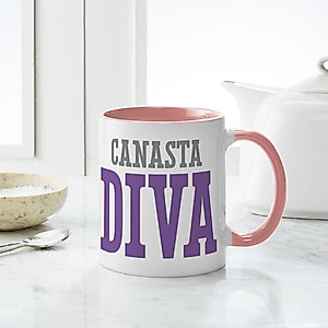 CafePress Canasta DIVA Mug Ceramic Coffee Mug, Tea Cup 11 oz