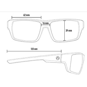 Magpul unisex adult Apex Sunglasses Tactical Ballistic Sports Eyewear Shooting Glasses for Men Sunglasses, Gray Green (Polarized), One Size US