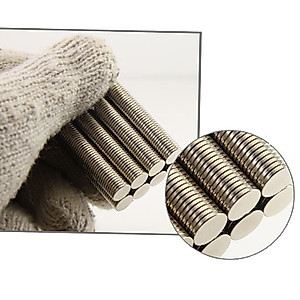 wotoy 120 Pieces 8x1mm DIY Personalized Multi-Use Refrigerators Magnets for Bulletin Boards Art Craft Fridge Door Whiteboard Map