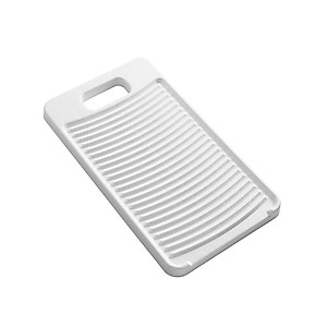 Typutomi Mini Hand Washboard, Plastic Non-slip Personal Laundry Board Hand Washing Board Underwear Sock Washing Tool Portable for Home(White)