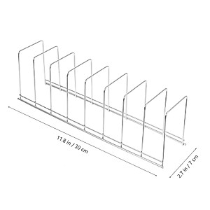 VILLFUL 2 Pcs Drainer Dish Rack Cabinet Organizer Shelf Baking Sheet Organizer Sink Storage Rack Pot Lid Storage Rack Pot Lid Organizer Dish Holder Rack Pot Lid Storage Rack for Cabinet