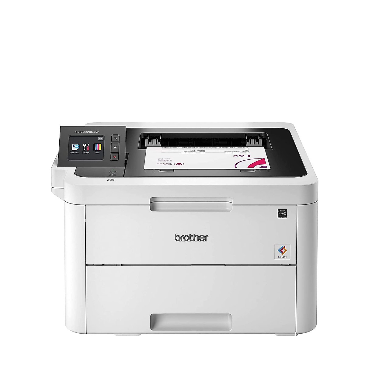 Brother Premium L-3270CDW Series Compact Digital Color Laser Printer I Mobile Printing I NFC I Auto 2-Sided Printing I 2.7" Color Touchscreen I 25 PPM I Up to 250-Sheet Tray Capacity