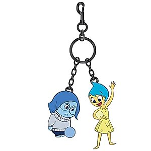 Loungefly Disney Inside Out Joy & Sadness Keychain
