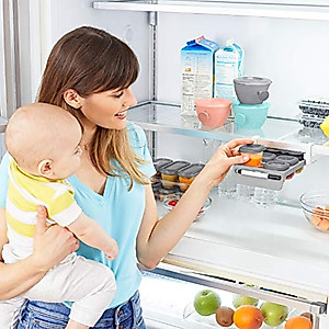 Skip Hop Baby Food Storage, Easy-Store 2oz. Containers, 3pack