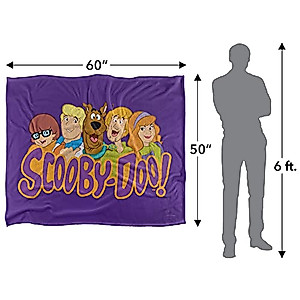 Scooby-Doo Scooby Gang Officially Licensed Silky Touch Super Soft Throw Blanket 50" x 60"
