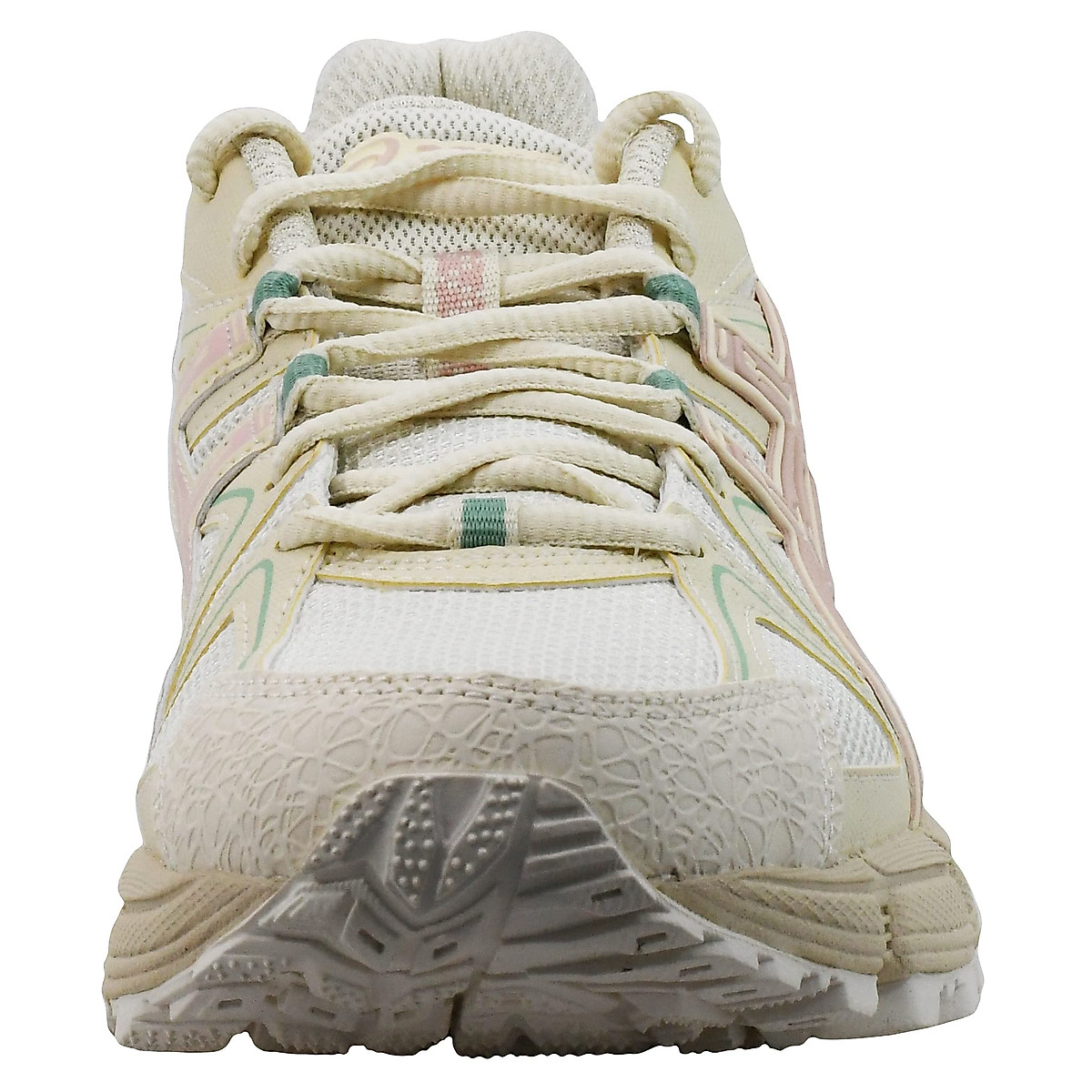 ASICS Women's Gel-Kahana 8 Running Shoe, Cream/Ginger Peach, 9 B