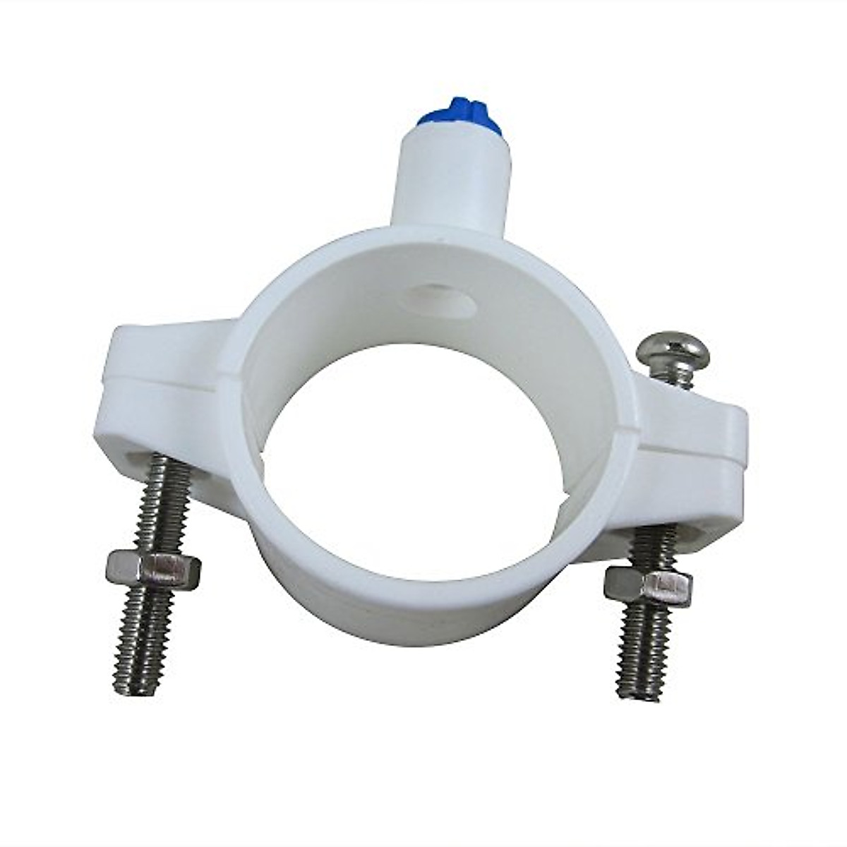 Lemoy RO Water Filters Drain Saddle Valve with 1/4 inch Quick Connect for Reverse Osmosis (RO) Systems (2 pcs)