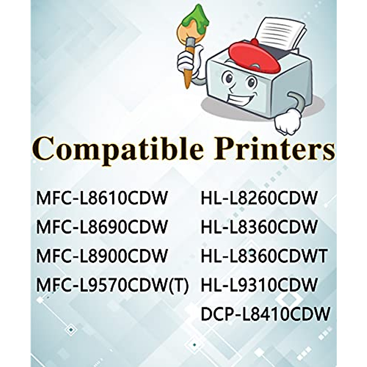 MM MUCH & MORE Compatible Toner Cartridge Replacement for Brother TN 436 TN-436 TN433 TN431 to use for MFC-L8900CDW MFC-L8610CDW HL-L8360CDWT HL-L8360CDW HL-L9310CDW MFC-L9570CDW Printers (Magenta)