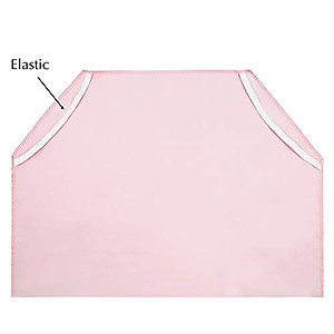 American Baby Company 100% Natural Cotton Percale Toddler Daycare/Pre-School Cot Sheet, Pink, Soft Breathable, for Girls, 23" x 40"