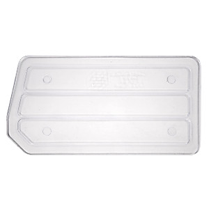Quantum Storage Systems DUS221 Divider for Model QUS221 Ultra Stack and Hang Bin, Clear, 1 Slot, Pack of 6