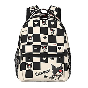 Dicodes Kawaii Backpack Girls Anime Bookbag Cute Travel Backpacks College Student Bookbag Lightweight Soft Daypack