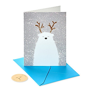 Papyrus Boxed Christmas Cards with Envelopes, Holiday Cheer, Polar Bear (20-Count)