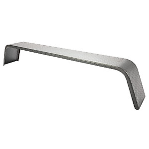 JMTAAT Heavy Duty Unpainted Steel Diamond Fenders Tread Plate Tandem Axle Trailer 10-1/4"x72-7/8"x13" | (2 Fenders)