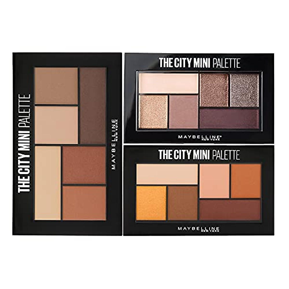 Maybelline New York Makeup The City Mini Eyeshadow Palette, Chill Brunch Neutrals Eyeshadow, 0.14 oz