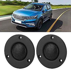 Alinory Dome Tweeter Speaker Diaphragm 2Pcs 25-core 25W B7 Pure Silk Film Magnet Dome Tweeter Treble Speaker Loudspeaker Diaphragm