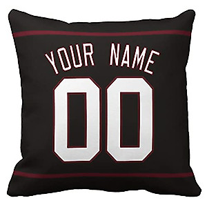 Throw Pillow 2 Packs Custom Any Name and Number for Men Youth Boy Gift