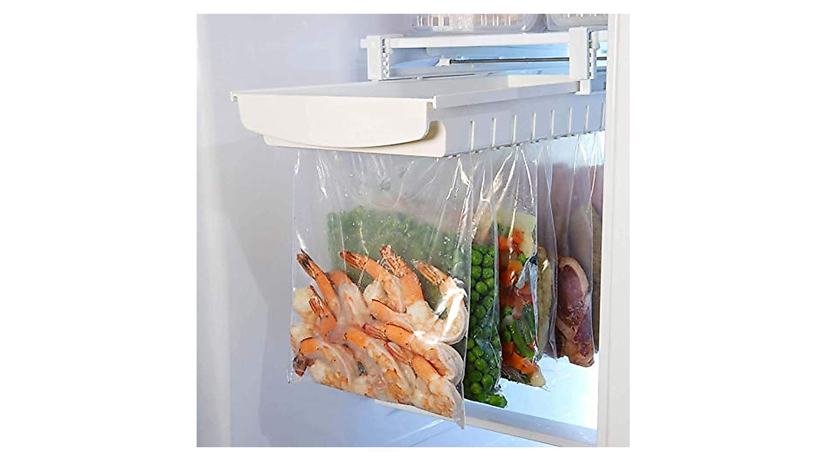 BBGT Hanging Storage Rack - Space-Saving Ziplock Bag Organizer