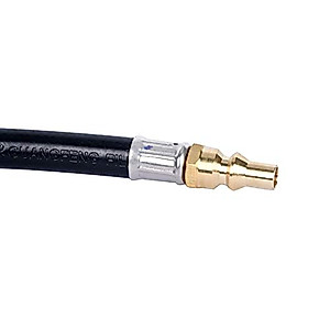 GasSaf 6FT Quick Connect Propane Hose for RV to Grill, 1/4" Quick Disconnect Lp Gas Line Connects 1 lb Portable Appliance to RV