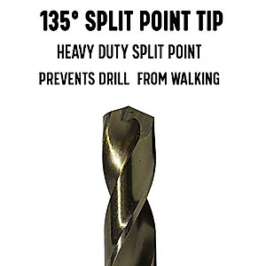 Drill America - D/ACO3/32P12 3/32" Cobalt Heavy Duty Drill Bit (Pack of 12), D/ACO Series