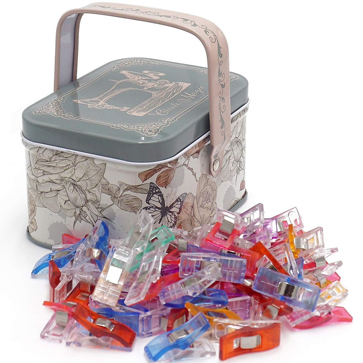 Performore Magik Clips - Multicolored Sewing Clips for Quilting & Crafts