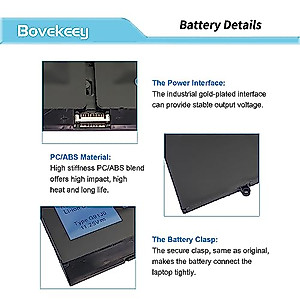 G91J0 Battery 41Wh 11.25V for Dell Inspiron 13 14 15 16, 3420 3425 5415 5410 5415 5418 5425 5430 5310 5320 5330 5625 5635 7420 7620 2-in-1, Latitude 3320 3330 3520 , V6W33 0WV3K8 0VKYJX 0MVK11 0XDY9K