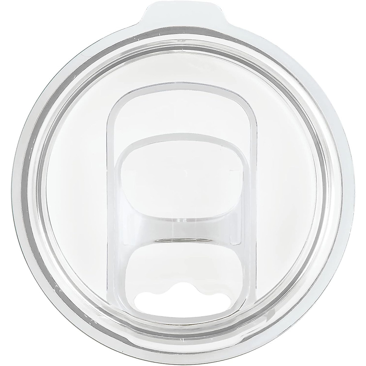 Replacement Polar Camel Clear Lids for 12-Ounce/16-Ounce Stainless Steel Coffee Mug Stemless Wine Tumblers Polar Camel Lid, 2-Pack (Slider Lid)