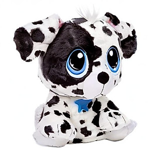 Little Tikes Rescue Tales Adoptable Pets - Dalmatian | Interactive Soft Cuddly Plush Pet Toy with Collar, Tag, Head Nods, Tail Wags, Lifelike Puppy Whines, Pants, and More Sounds | Ages 3+