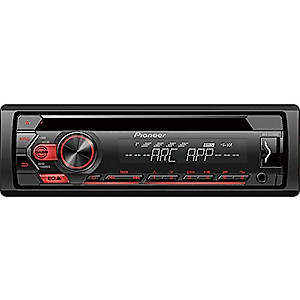 Pioneer DEH-S1200UB Single DIN in-Dash CD Receiver with Pioneer ARC App and USB Control for Android Phones with Gravity Magnet Phone Holder Bundle