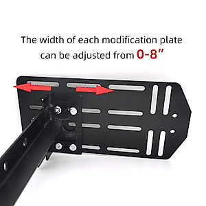 appacare 2PCS King Bed Headboard Attachment Bracket Modification Plate,Bed Frame Adapter Brackets,Headboard Brackets for Metal Bed Frame