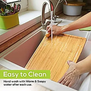 Utopia Kitchen Extra Large Bamboo Cutting Board (Natural, X-Large)