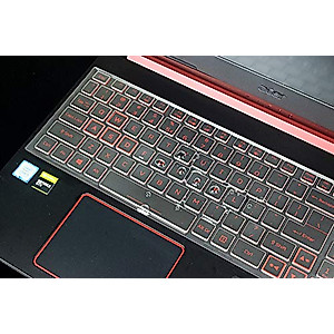 Keyboard Cover for Acer Predator Helios 300 PH315-54 PH315-53 PH315-52 PH317-53 15.6" 17.3"，Acer Nitro 5 AN515-54/55/43/44 AN517-51/52 AN715-51/52 15.6" 17.3" Gaming Laptop,Acer Aspire VX 15 17-Clear