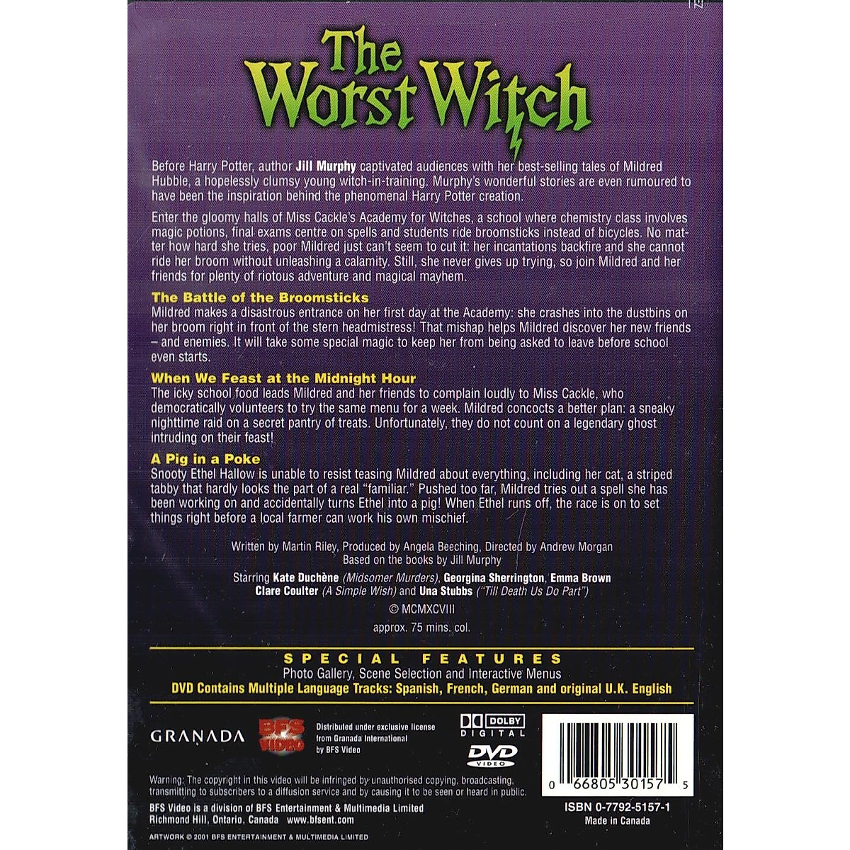 The Worst Witch - Battle of the Broomsticks [DVD]