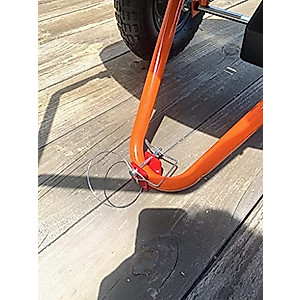 Jungle Jim's Jungle Boot to Secure Push and Some Commercial Mowers or Spreaders to Lawn and Landscape Trailer (Large)