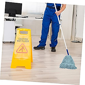 DOITOOL 1pc Cleaning Mop for Floor Miniature Trash Can Commercial Mop Wet Mop Commercial Mop Handle Reusable Mop Head Green Practical Mop Cloth Mop Accessories Mop Cloth Replacement Refill