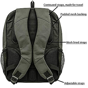 Green 15-inch Anti-Theft Laptop Backpack for Razer Blade 15"